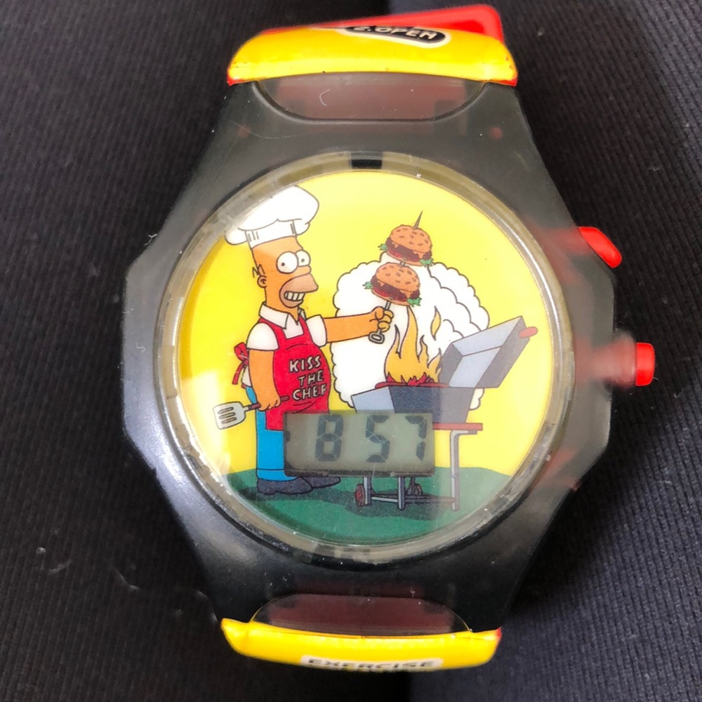 Simpson’s Burger King Digital Watch - Gem